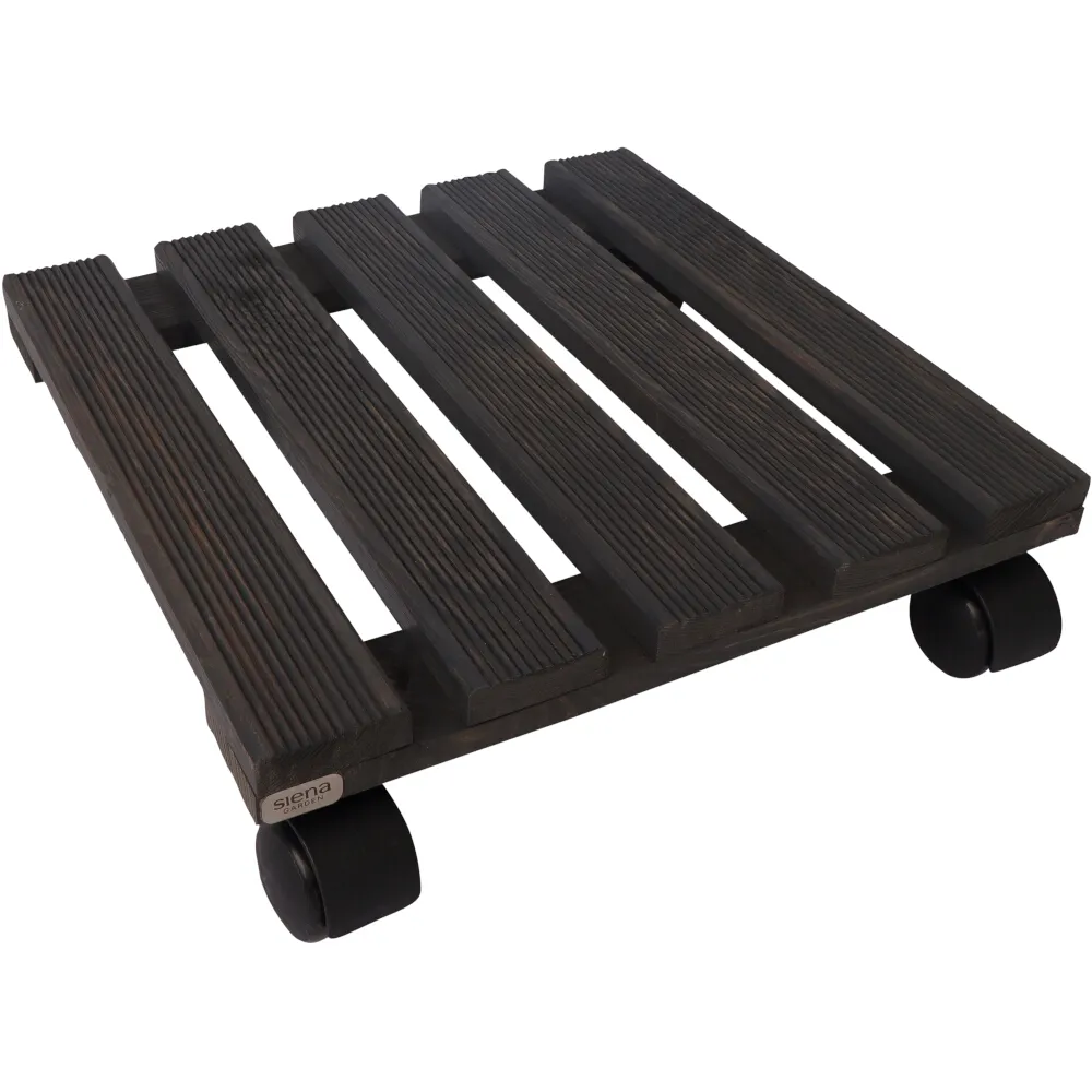 Pflanzroller | Holz-Pflanzenroller eckig | SIENA G...